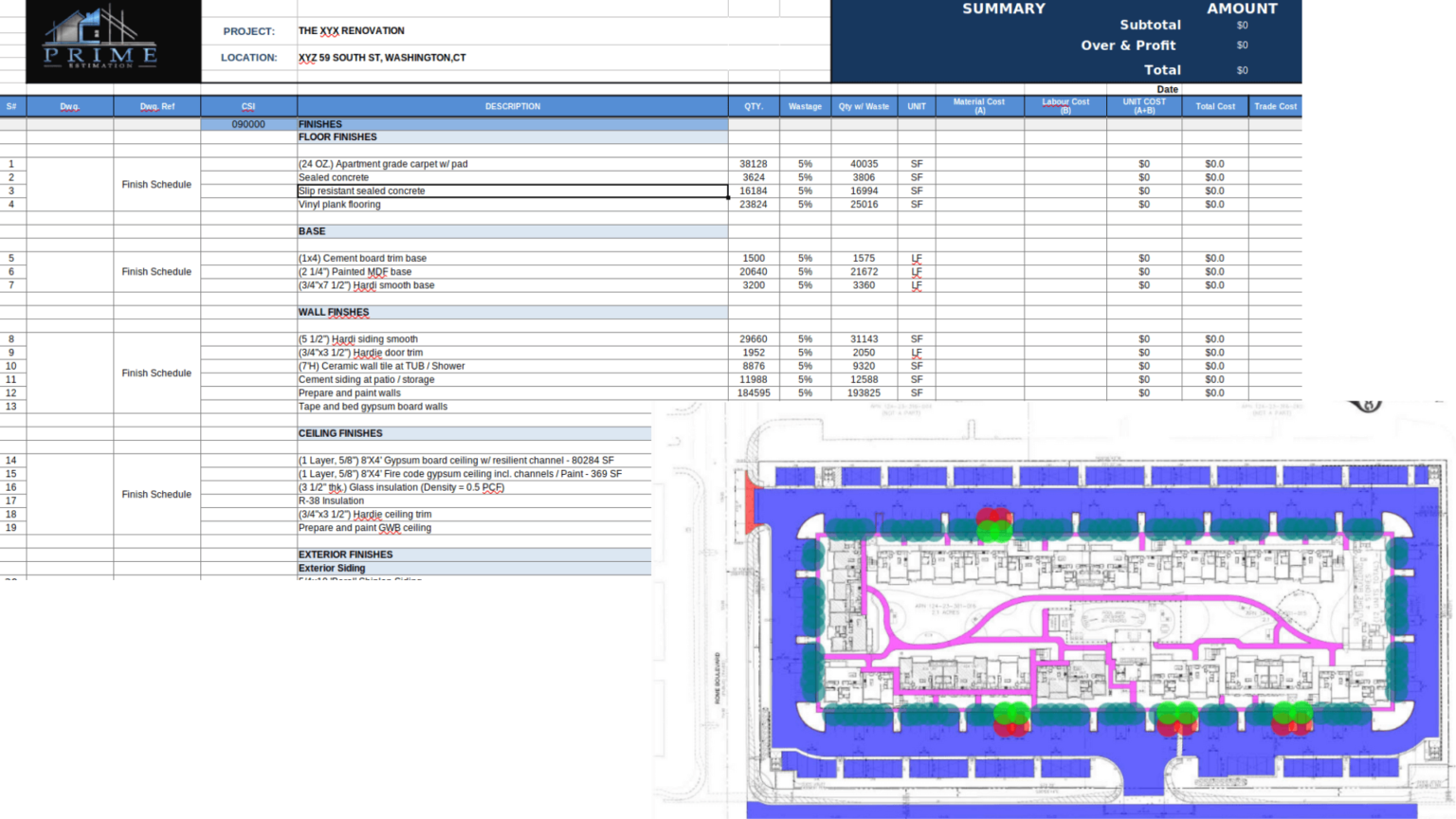 Construction Estimating Services - Prime Estimation